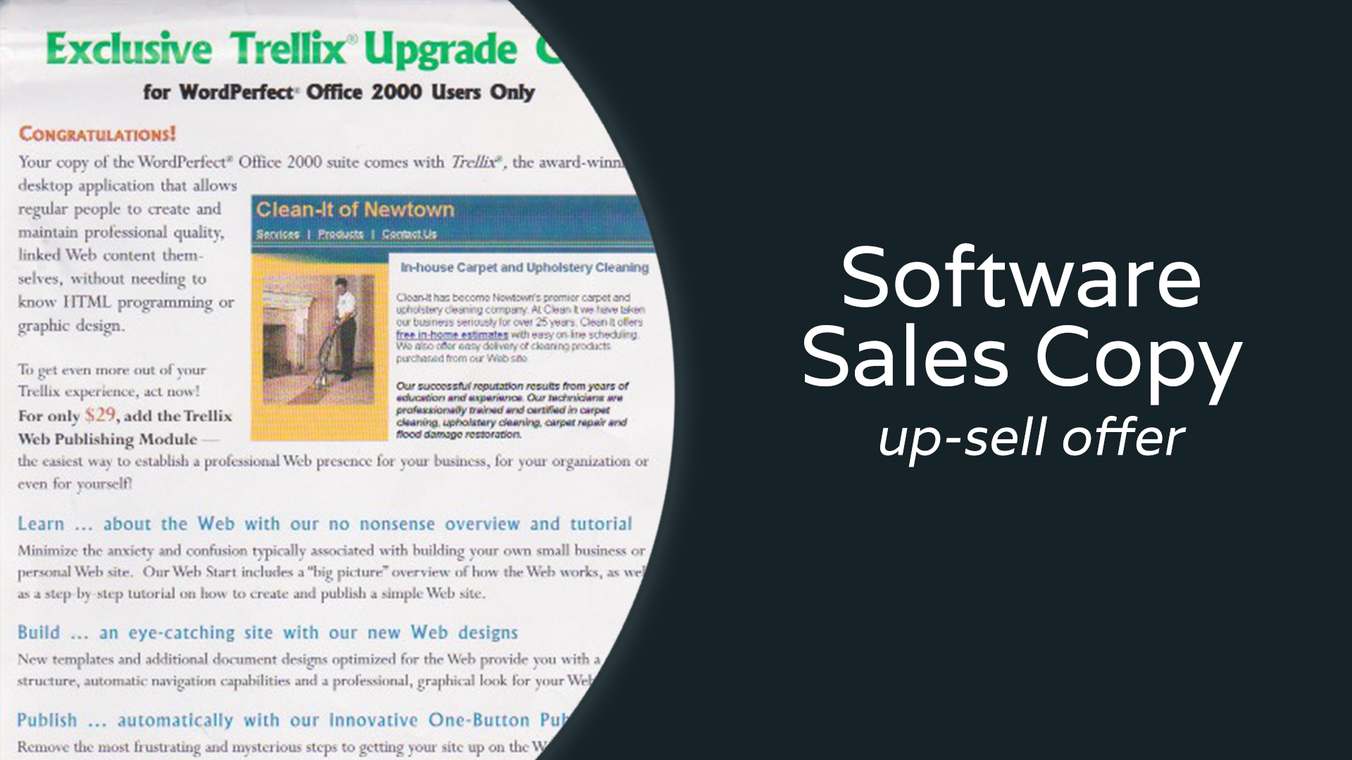 How to write an up-sell offer for Software? | Founder at work