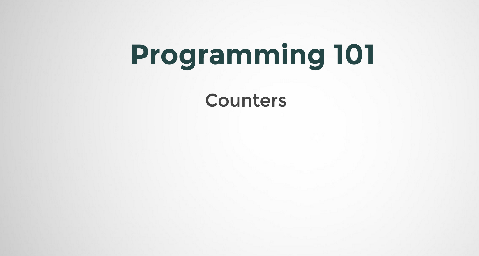 Variable Counters In Programming Founder At Work