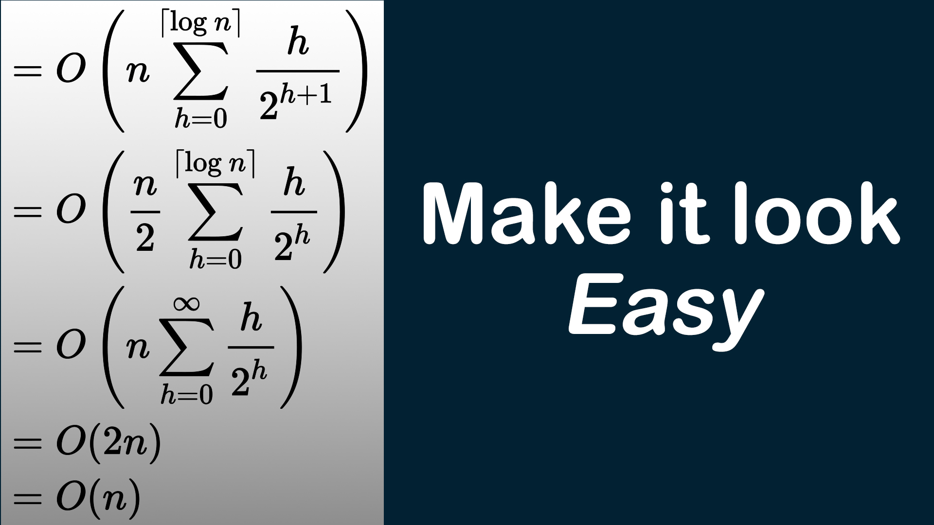 Make it look easy – Complex Algorithms | Founder at work